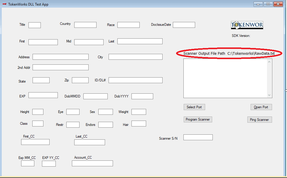 IDParser scanner lock 3.6 raw data - Tokenworks Support