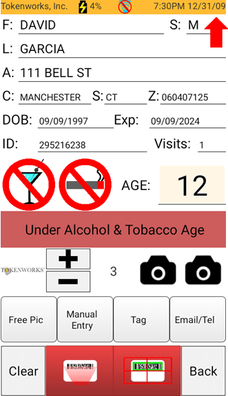 Wrong Age displayed - V1/V2/Plus/S50 - How to Set Date/Time - Tokenworks Support